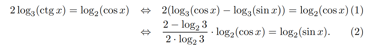 logarithm manipulation | Free Math Help Forum